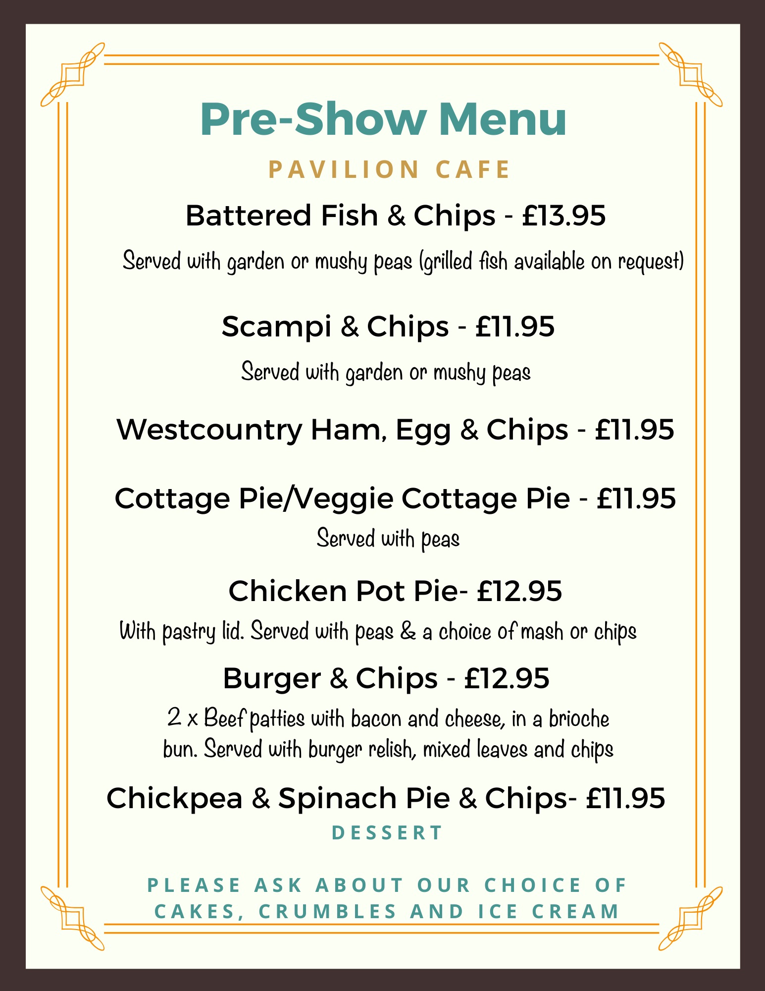 Cafe & bar - Exmouth Pavilion